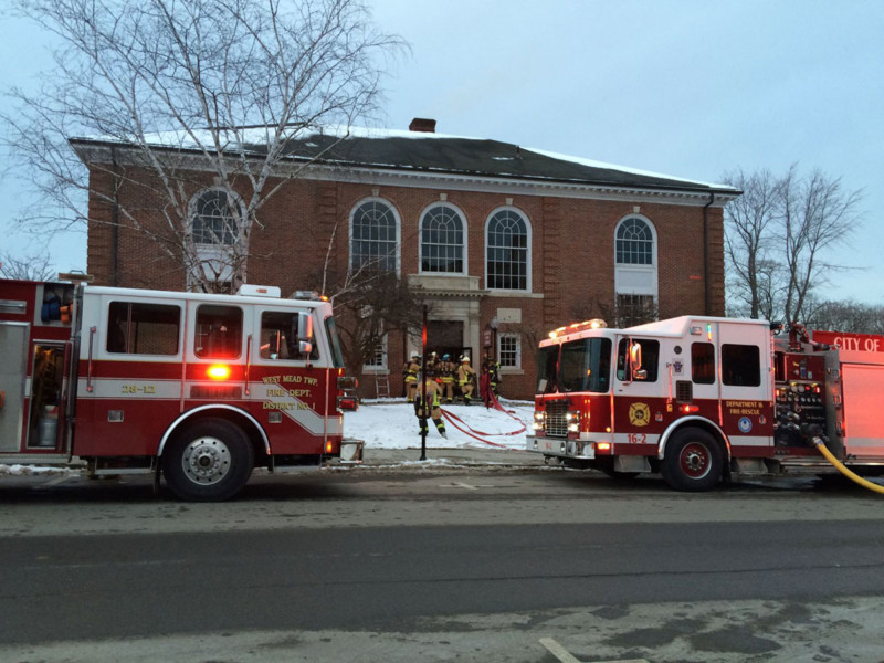 Meadville Public Library Fire - West Mead #1 VFC